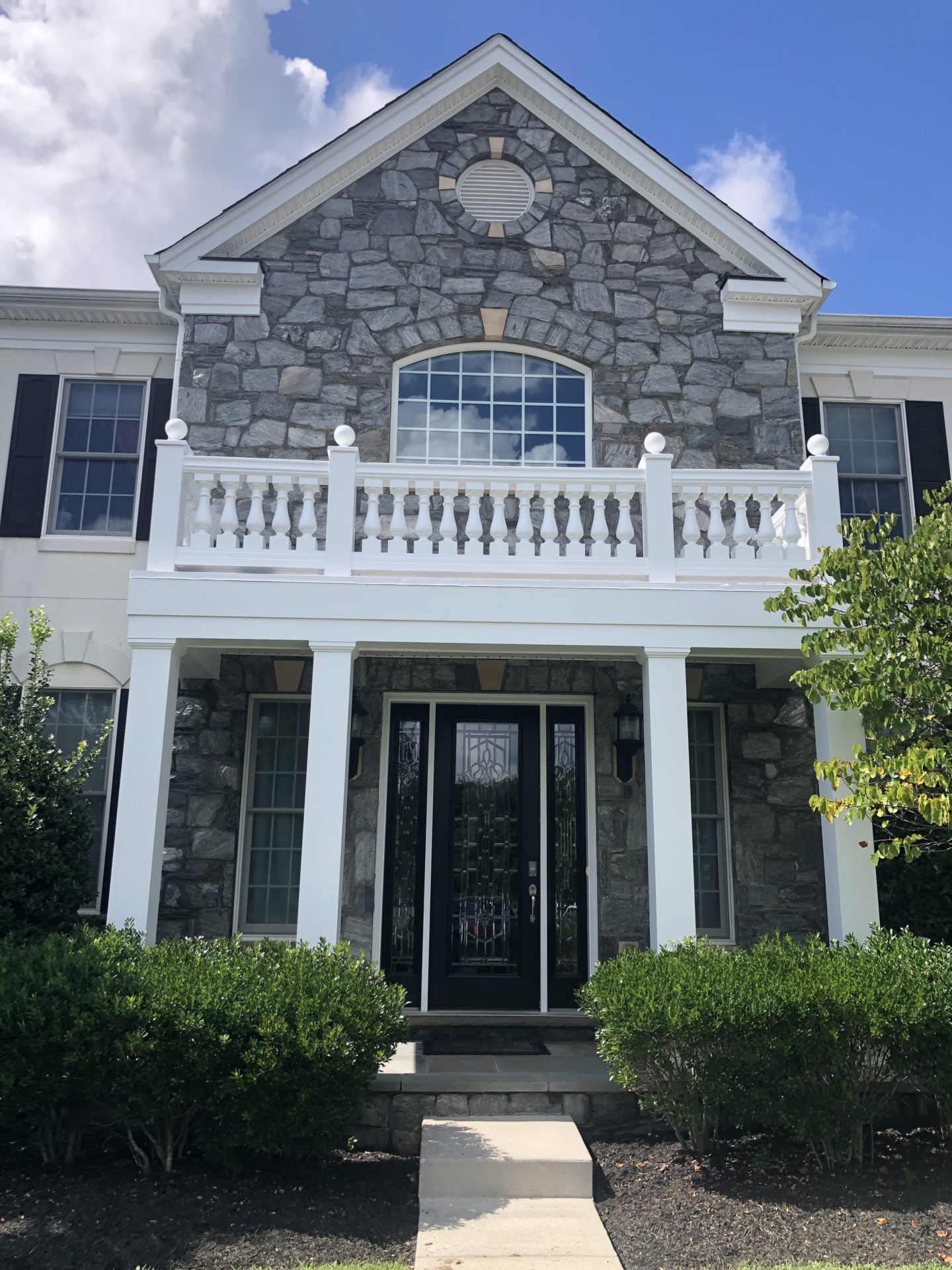 Front Entrance Refresh! Exterior Painters in Glenelg, MD - Painting ...